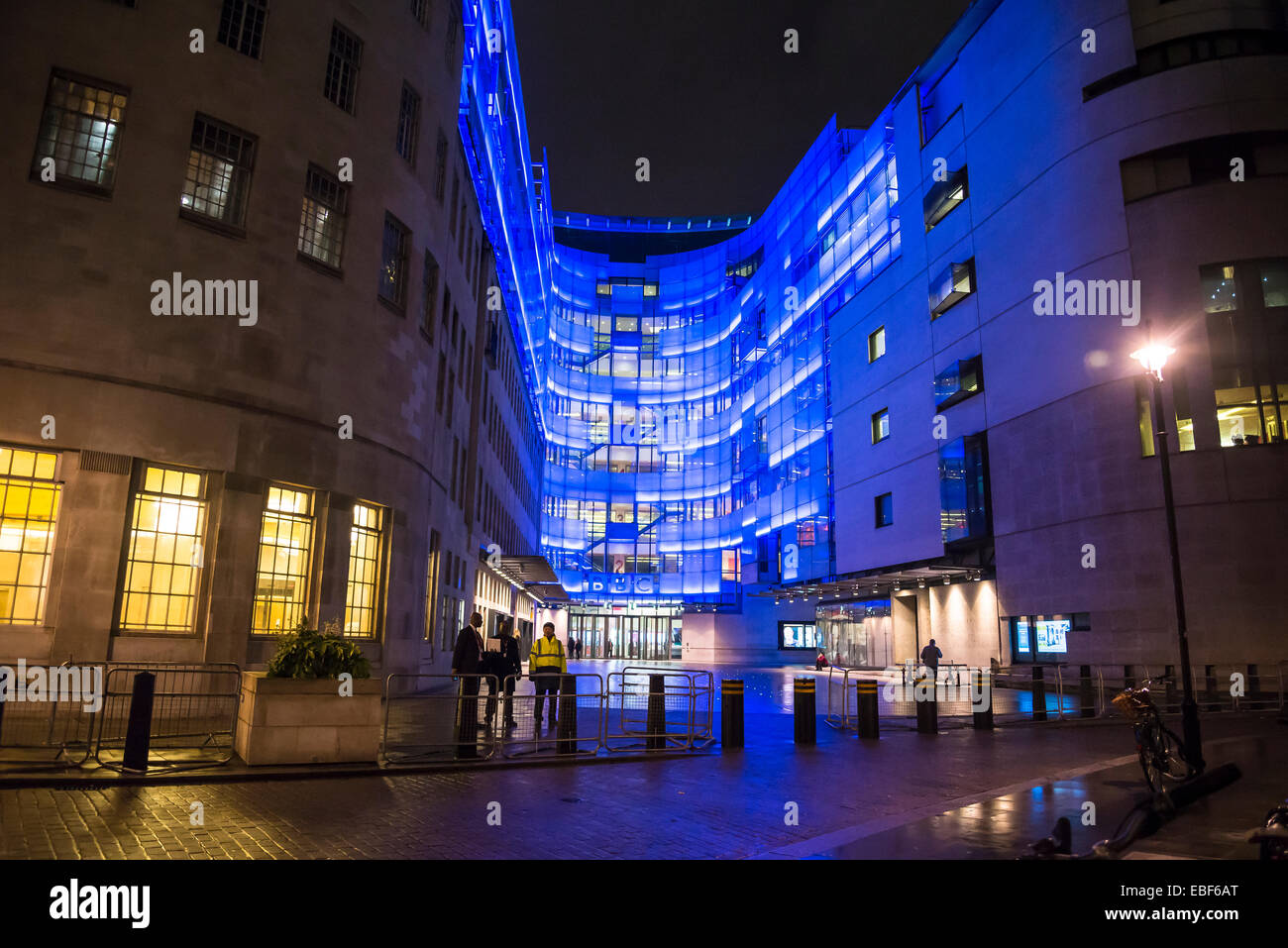 New bbc broadcasting house portland place london hi-res stock ...