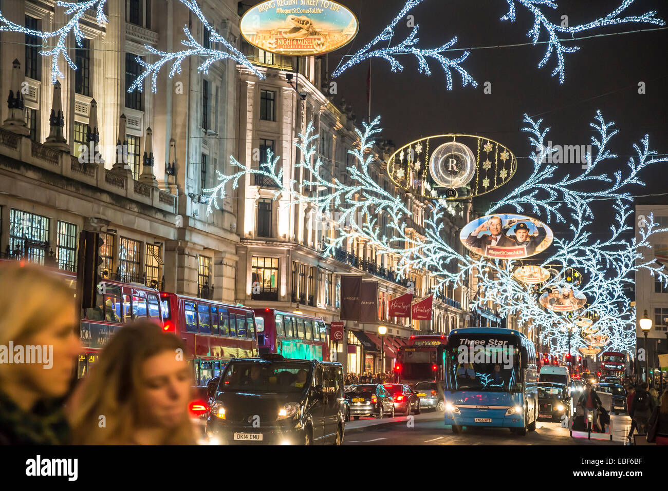 London colour lights hi-res stock photography and images - Alamy
