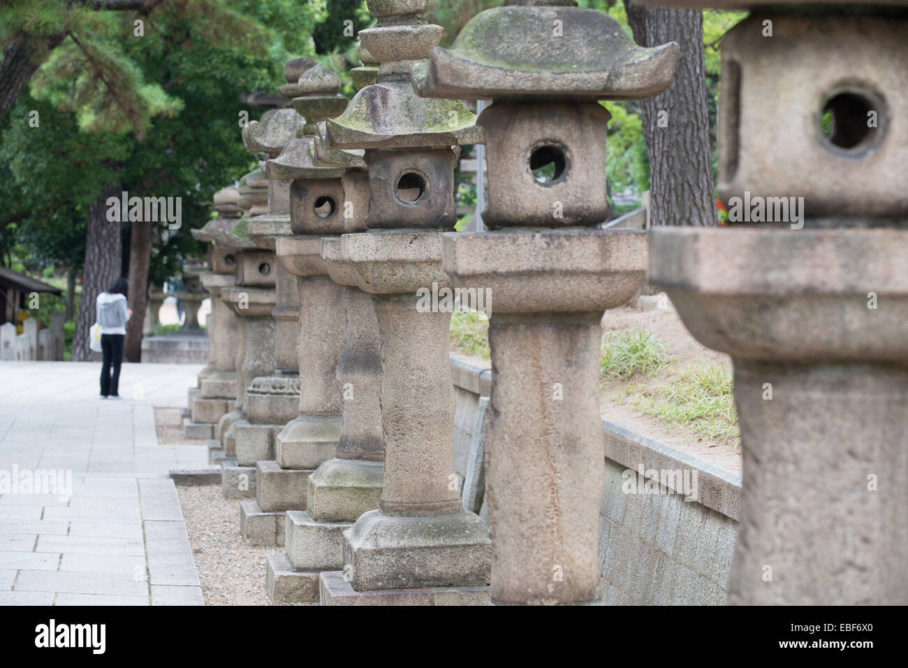 Osaka sumiyoshi lanterns hi-res stock photography and images - Alamy
