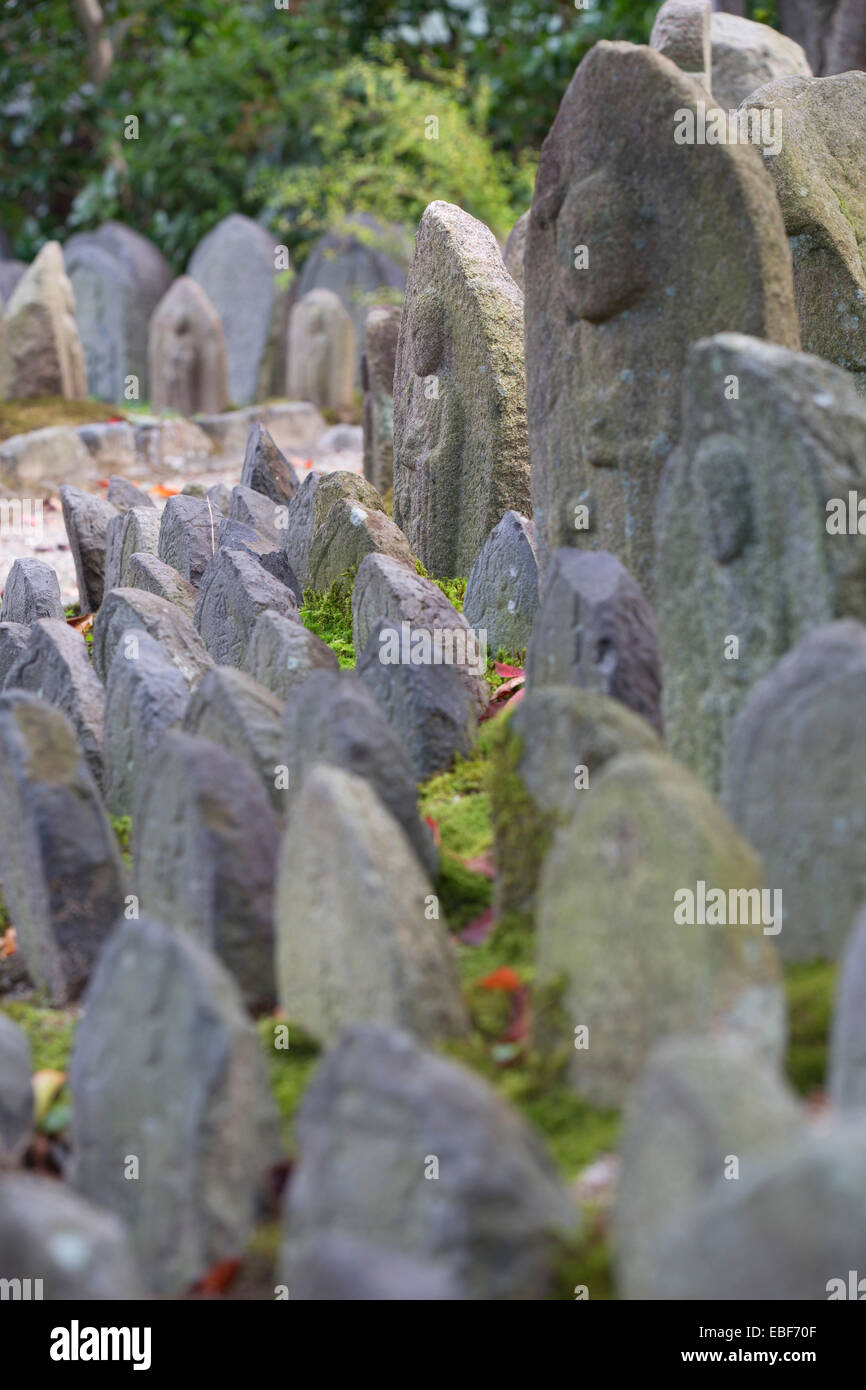 Holy stones at Gangoji Temple (UNESCO World Heritage Site), Nara ...