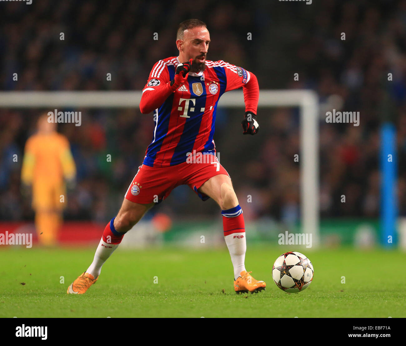 Manchester, UK. 25th Nov, 2014. Franck Ribery of Munich - Manchester ...