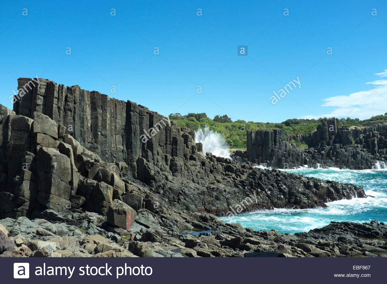 Hexagonal Rocks Formation Formations High Resolution Stock Photography ...