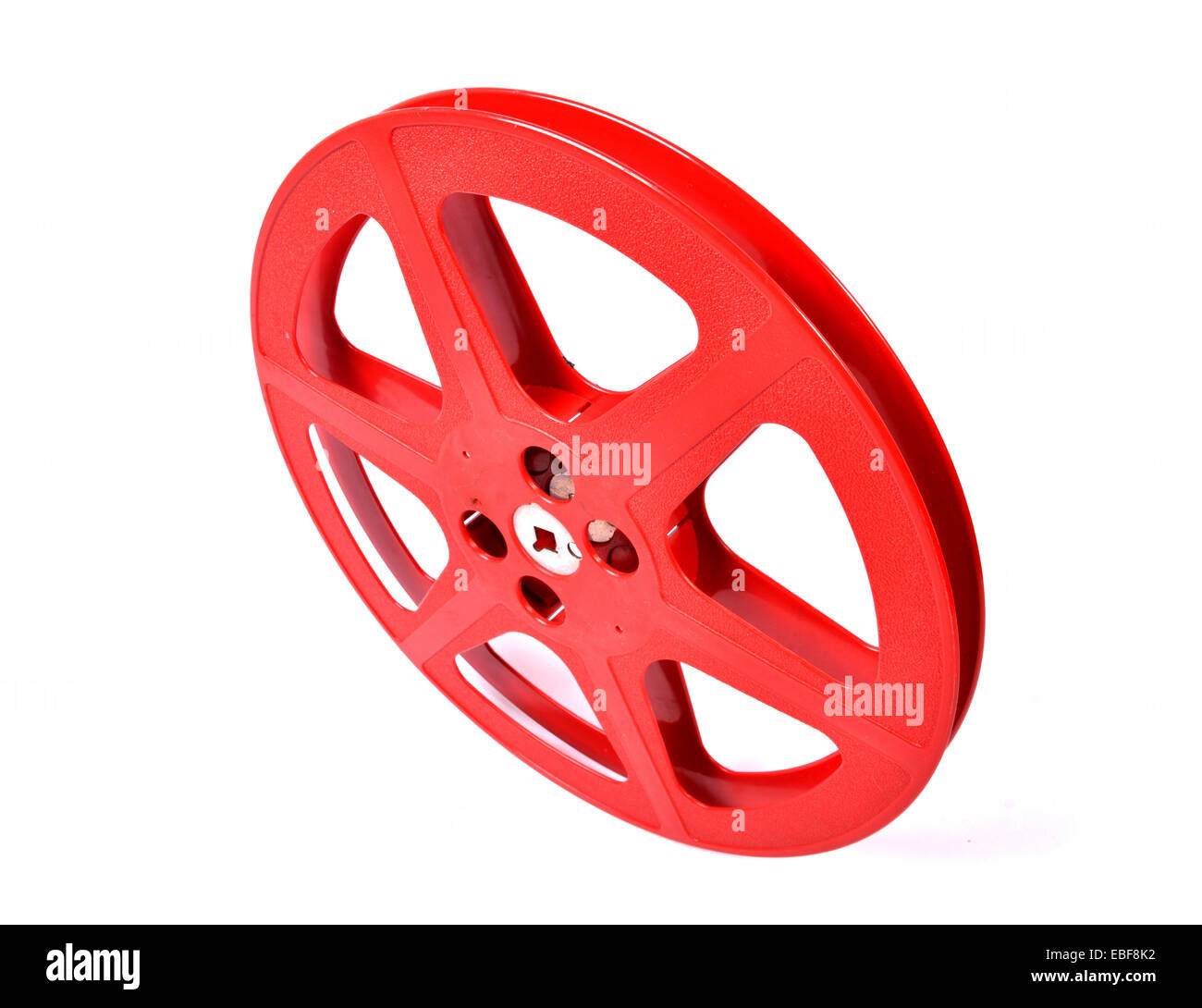 film reel on the white background Stock Photo - Alamy