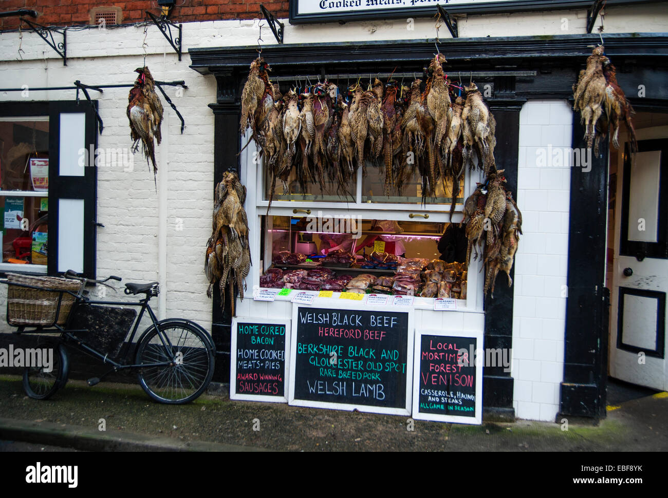 Game meat butchers shop hi-res stock photography and images - Alamy