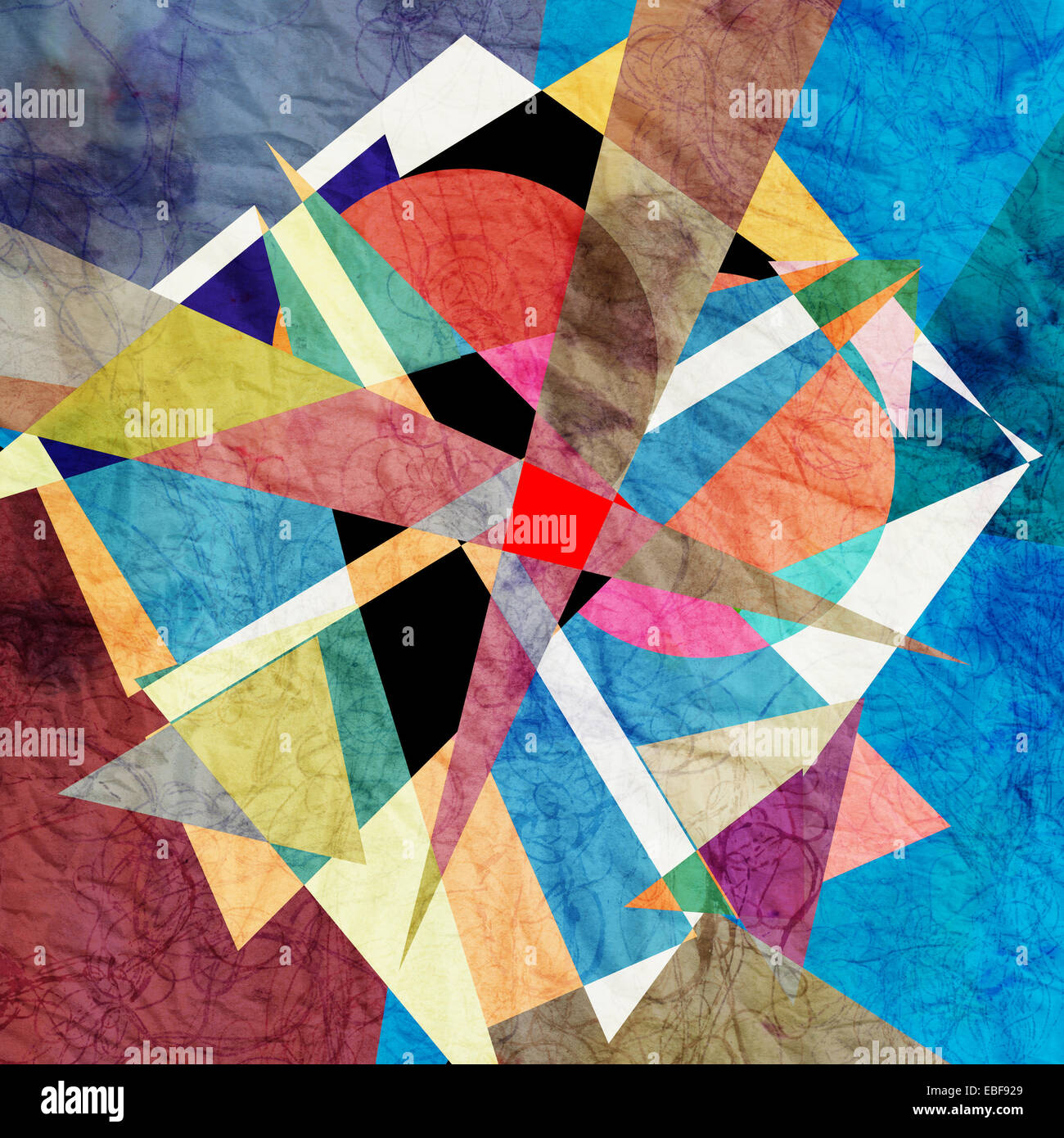 graphic a abstract background with geometric elements Stock Photo - Alamy