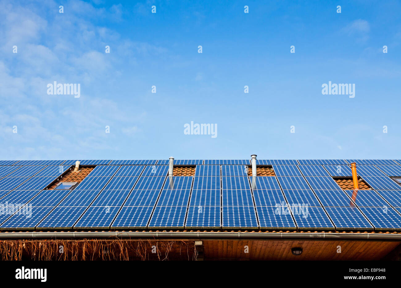 Solar panels roof hi-res stock photography and images - Alamy
