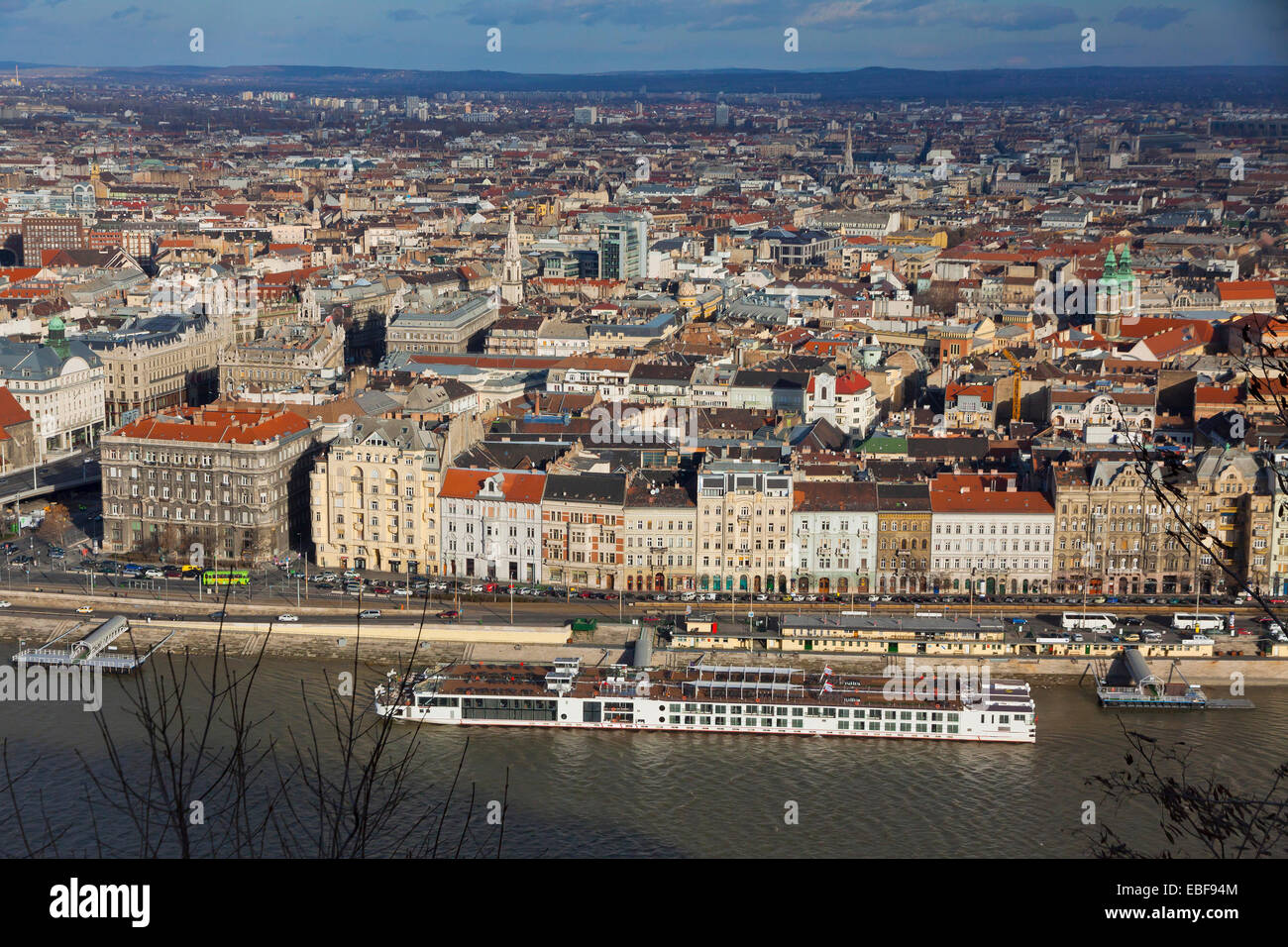Aerial view of danube hi-res stock photography and images - Alamy