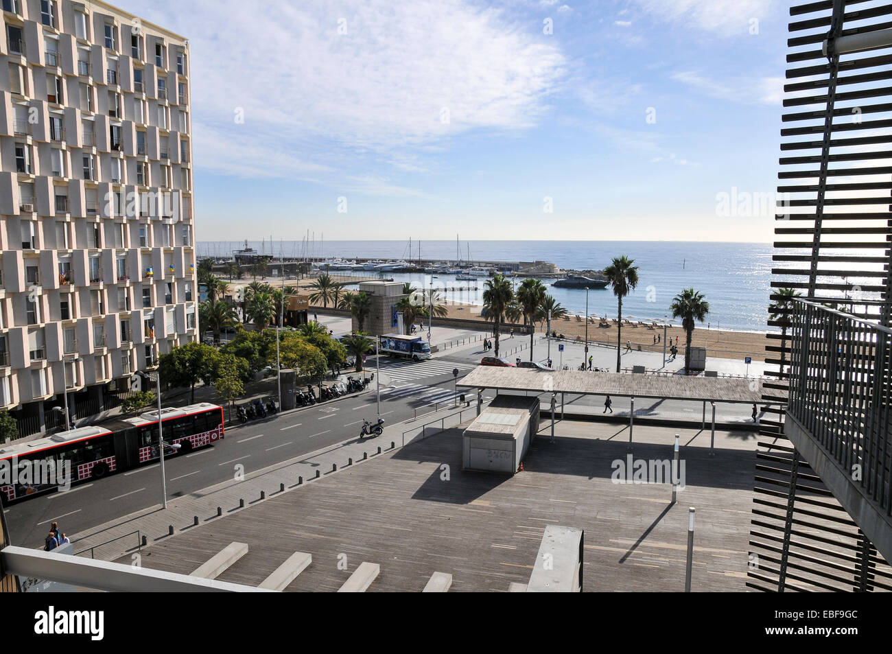 Office building in Barcelona, Spain Stock Photo - Alamy