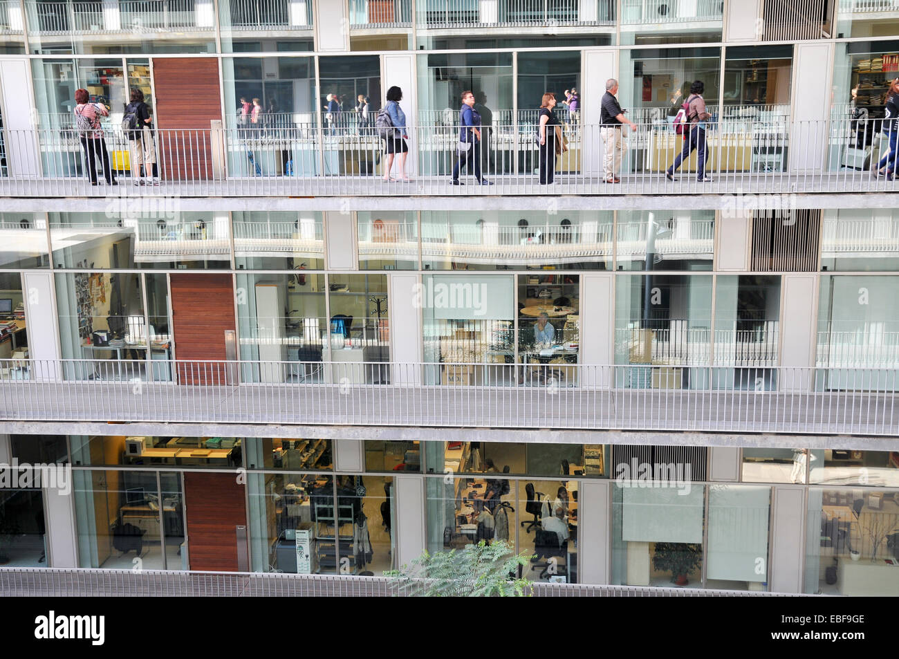 Office building in Barcelona, Spain Stock Photo - Alamy