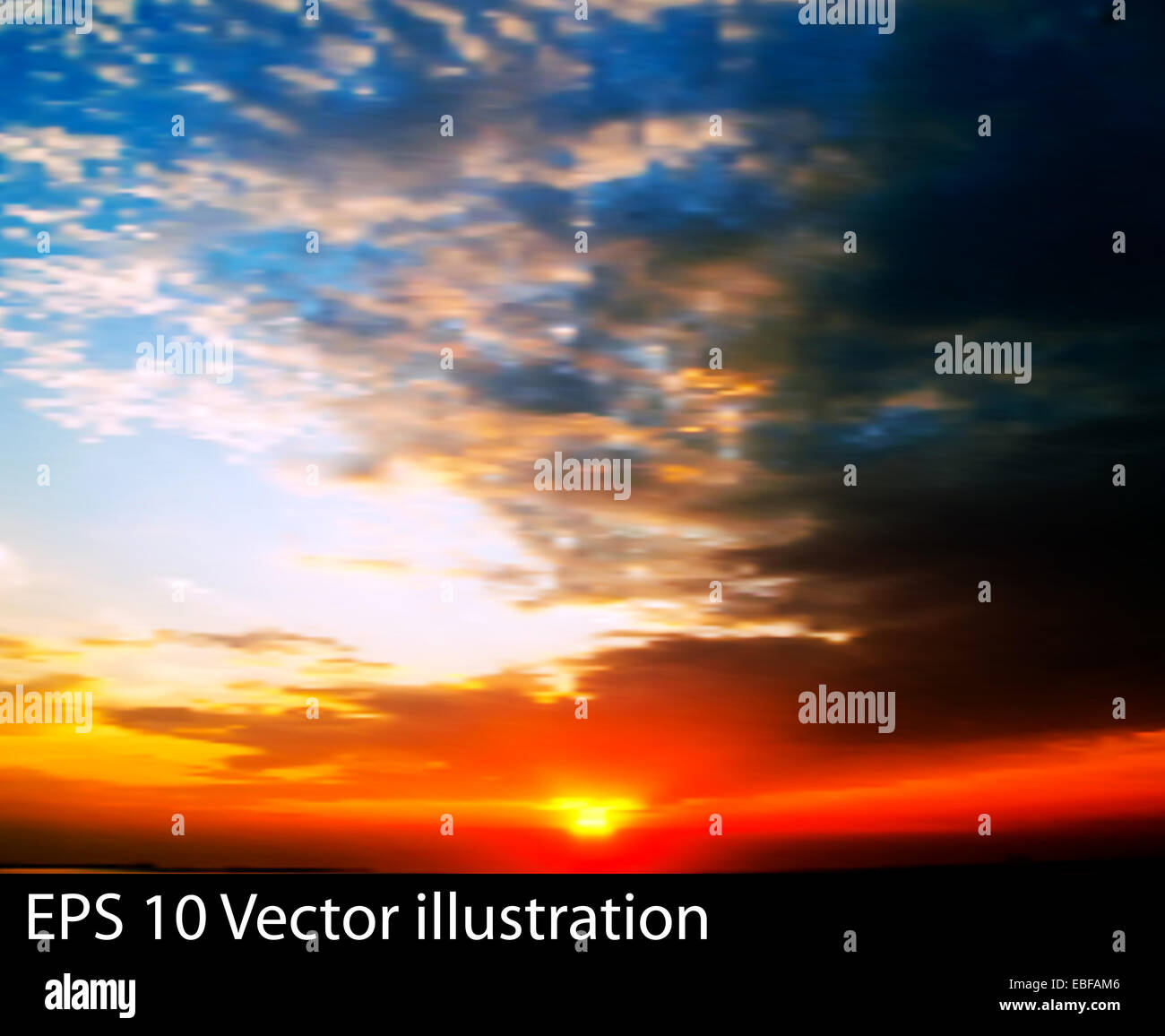 abstract nature clouds background with red sunset Stock Photo - Alamy