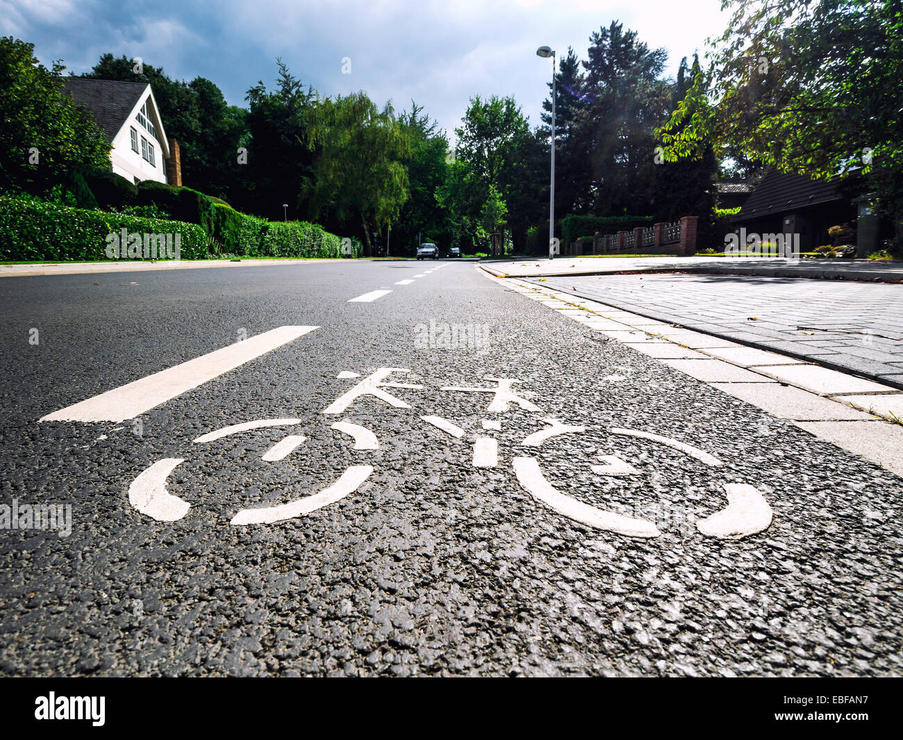 Road sign on asphalt hi-res stock photography and images - Alamy