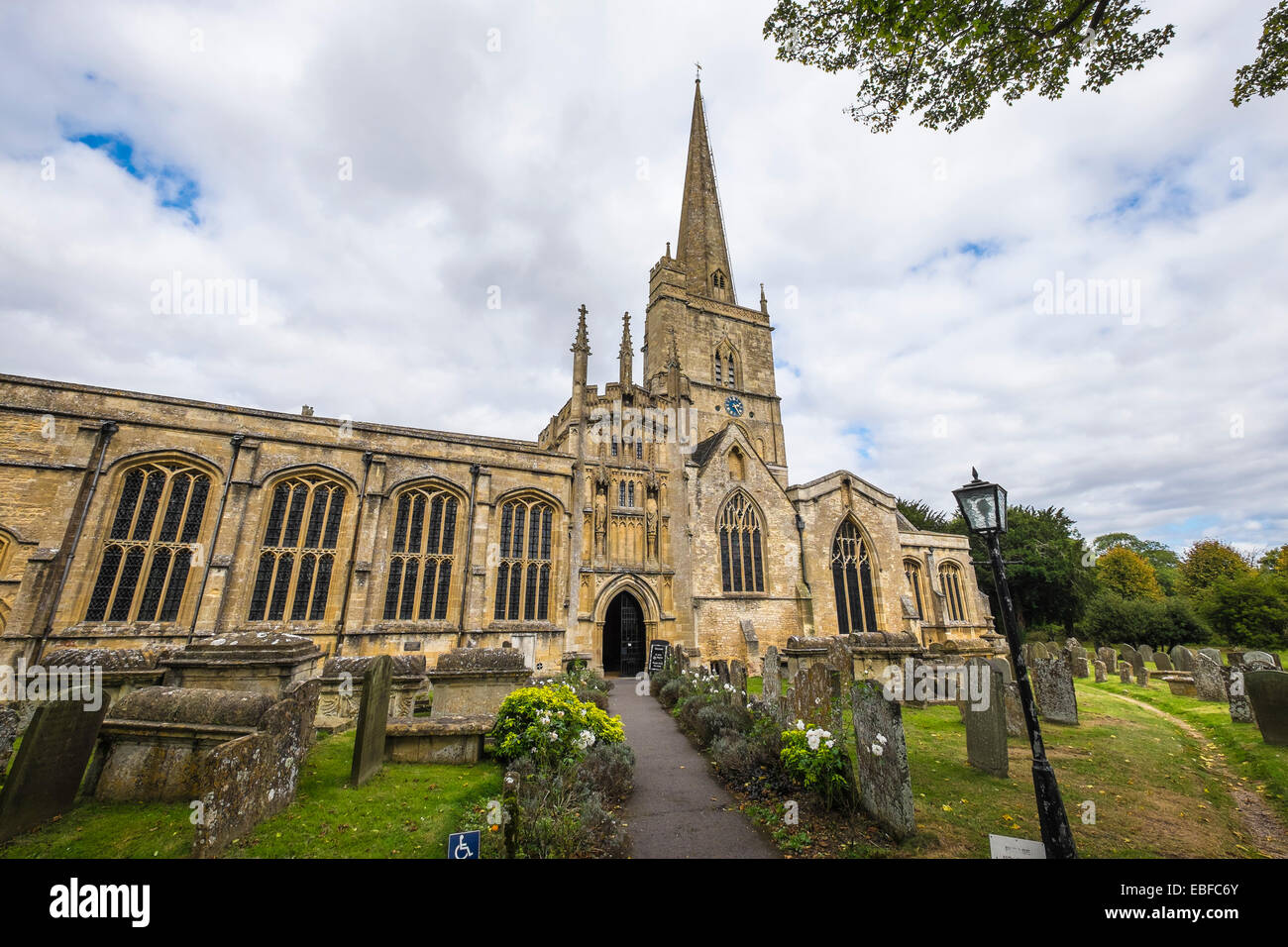 St John the Baptist church Burford Oxfordshire England Stock Photo - Alamy