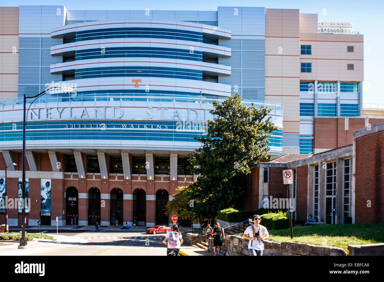 The University of Tennessee Neyland football stadium in Knoxville Stock ...