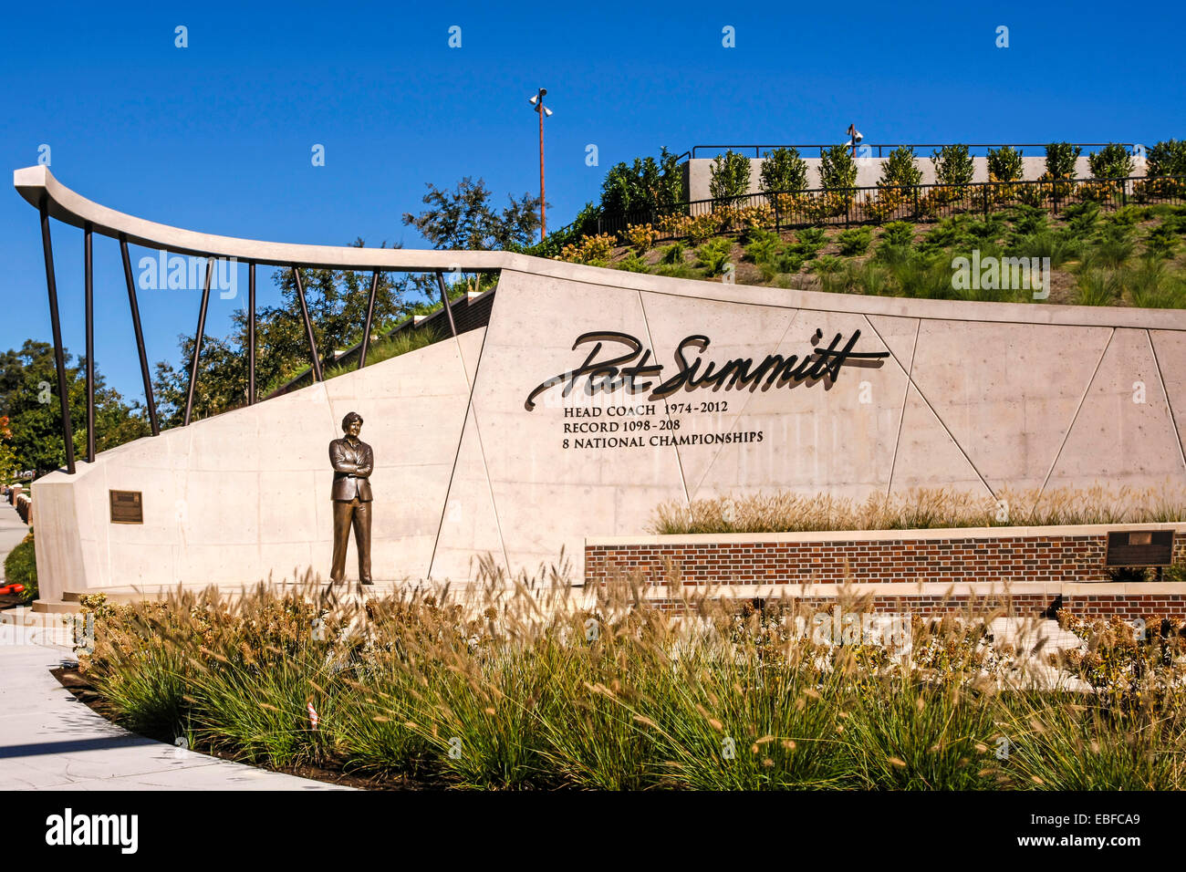The Pat Summitt dedication Plaza at the University of Tennessee at ...