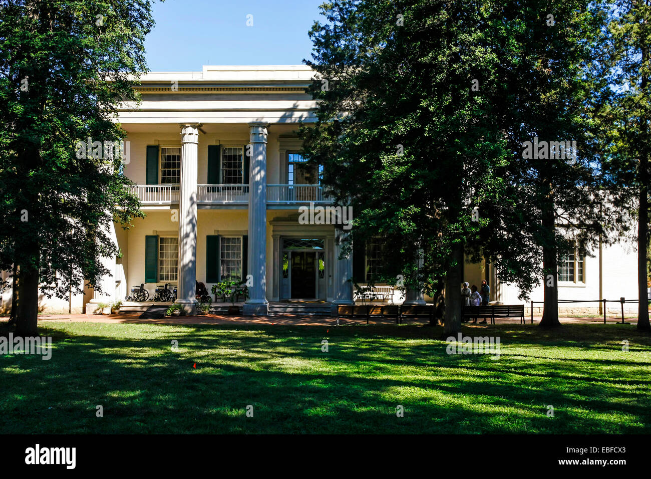 View of the Hermitage Mansion. Home of President Andrew Jackson in ...