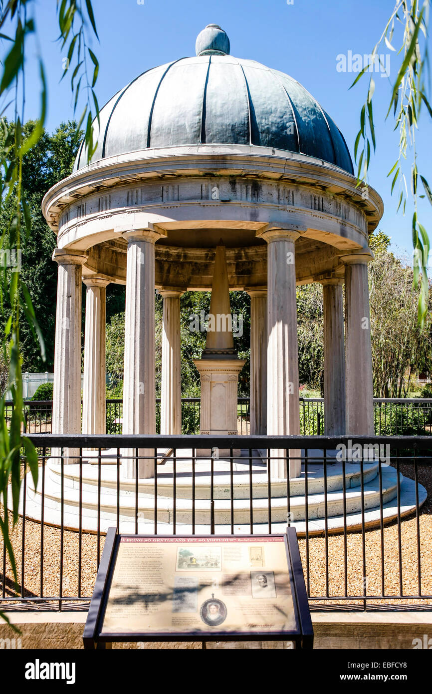 The tomb of President Andrew Jackson at the Hermitage in Tennessee Stock Photo - Alamy