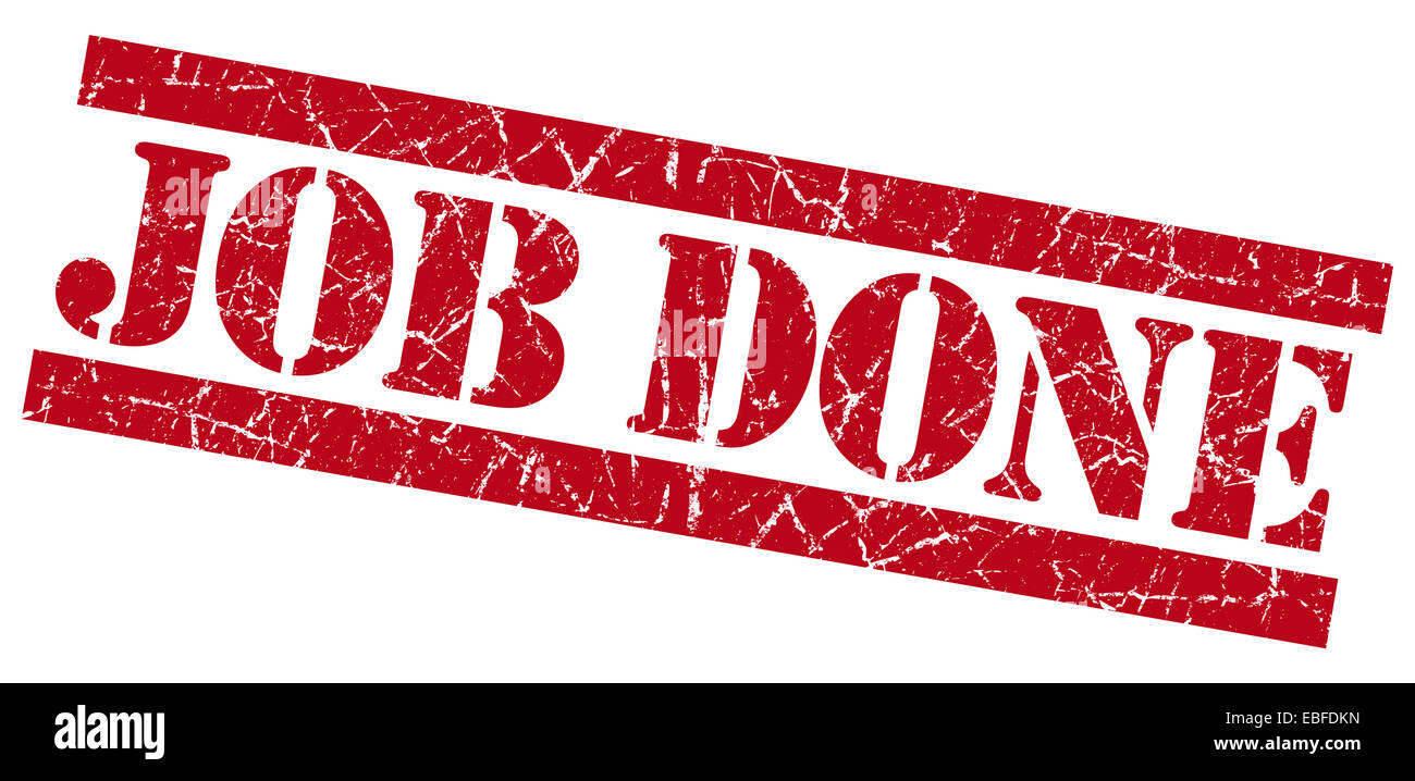 Good job well done stamp Cut Out Stock Images & Pictures - Alamy