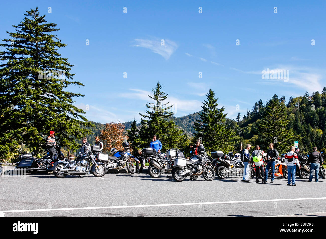 Large group of motorcyclists hi-res stock photography and images - Alamy