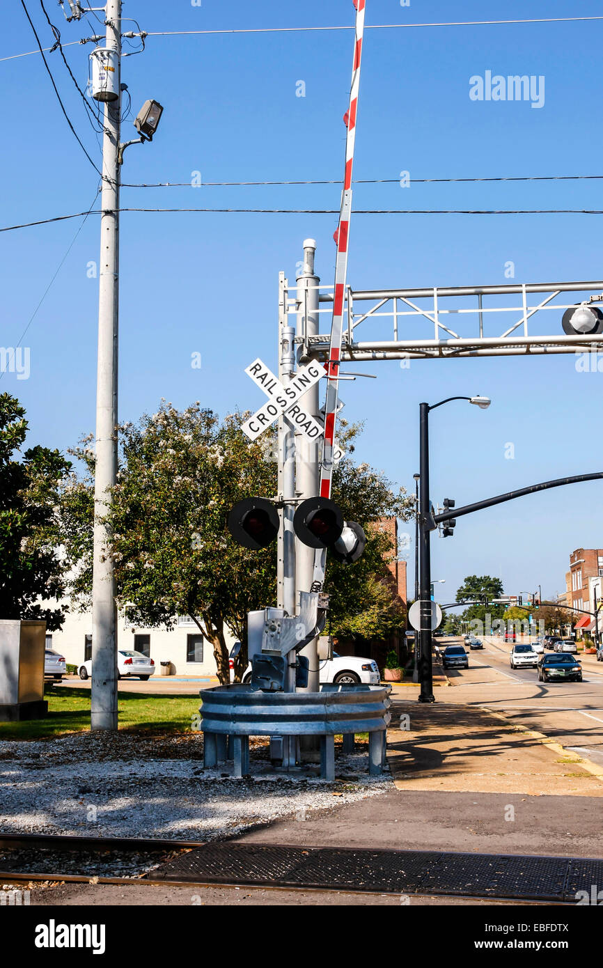 Level crossing barrier hi-res stock photography and images - Alamy