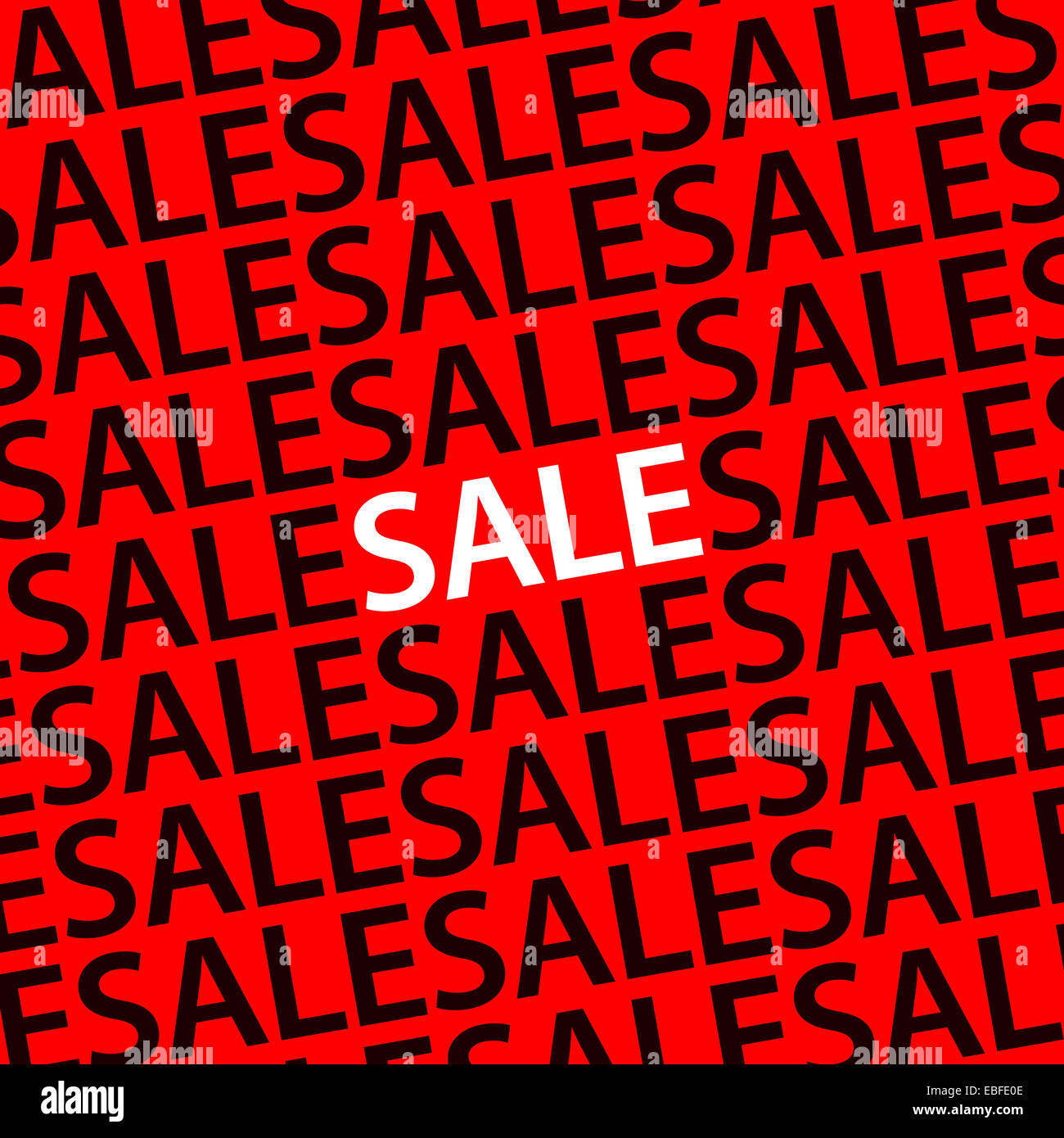 Sale Poster Red Stock Photo - Alamy