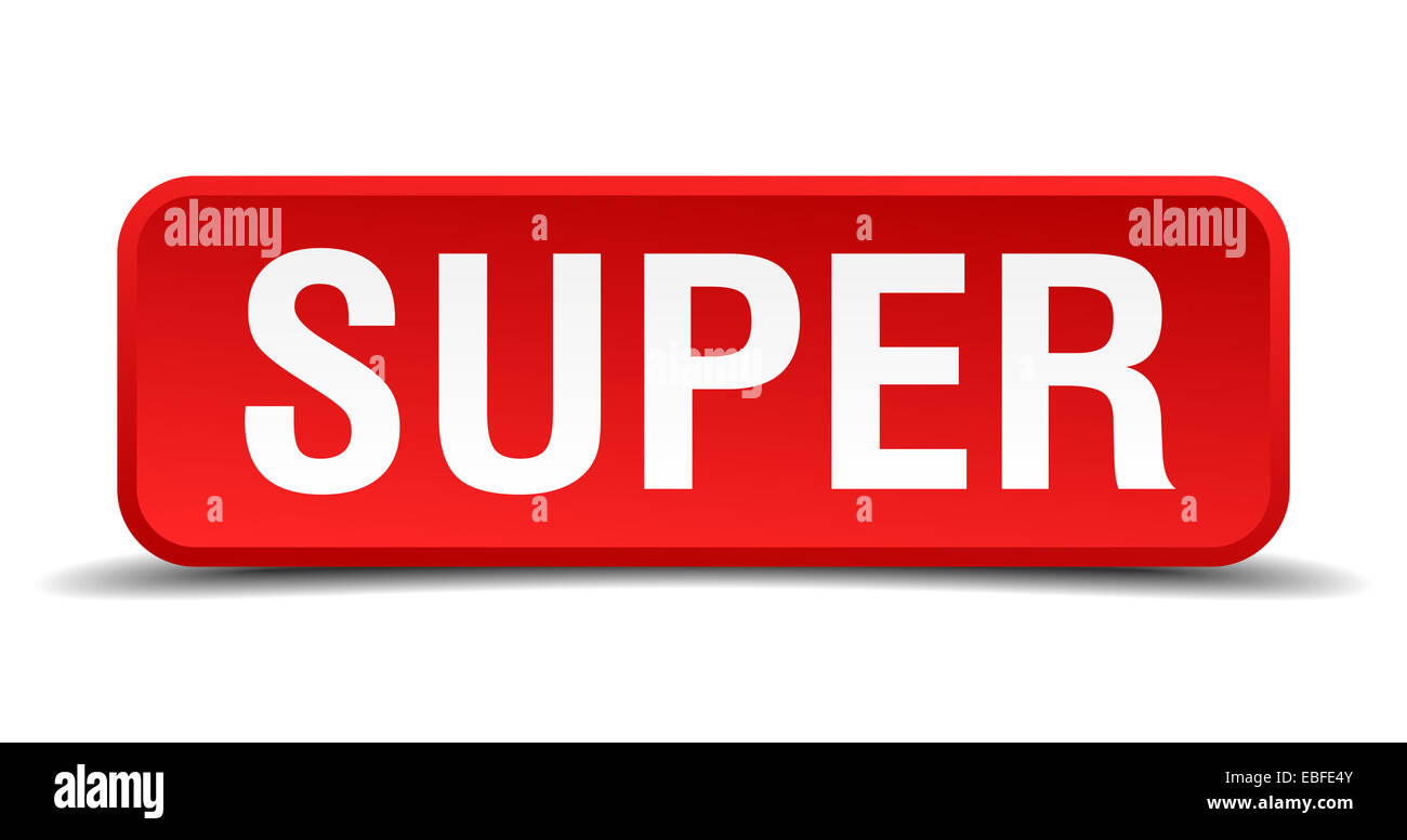 Super red 3d square hi-res stock photography and images - Alamy
