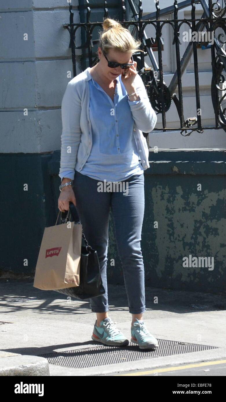 Celebrity chef Rachel Allen spotted sitting on the step outside ...