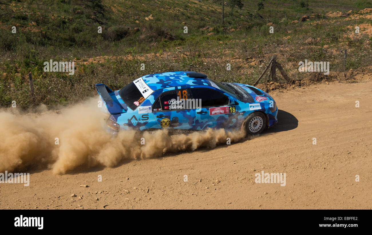 Mitsubishi lancer evo rally car hi-res stock photography and images - Alamy