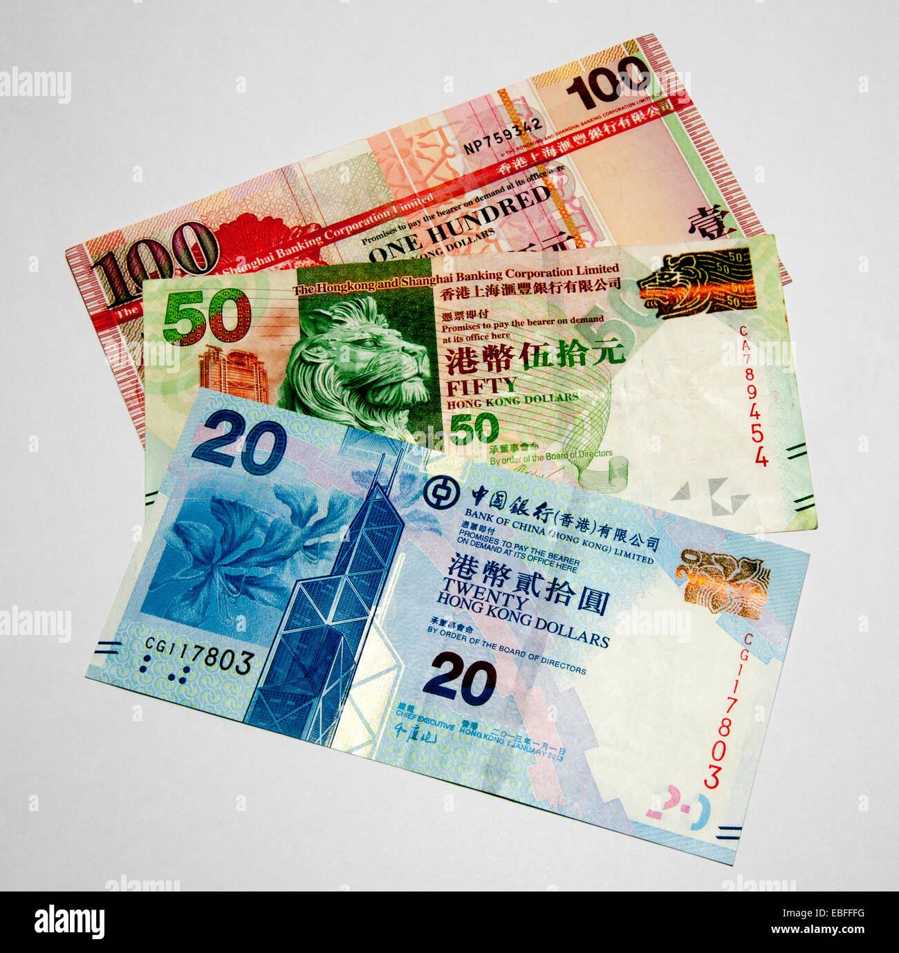 Hong Kong Dollar Bank notes Stock Photo - Alamy