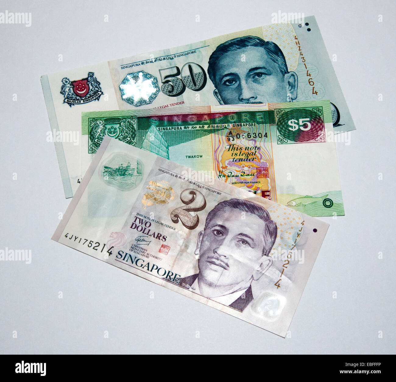 Singapore Dollar Bank Notes Stock Photo - Alamy