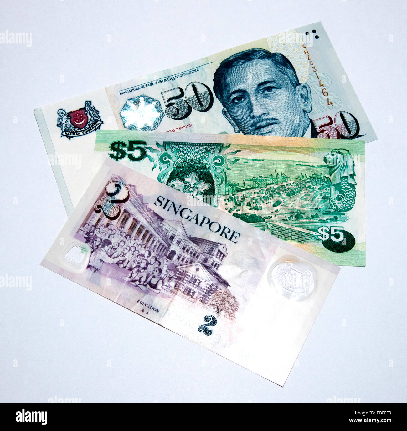 Singapore dollar banknotes hi-res stock photography and images - Alamy