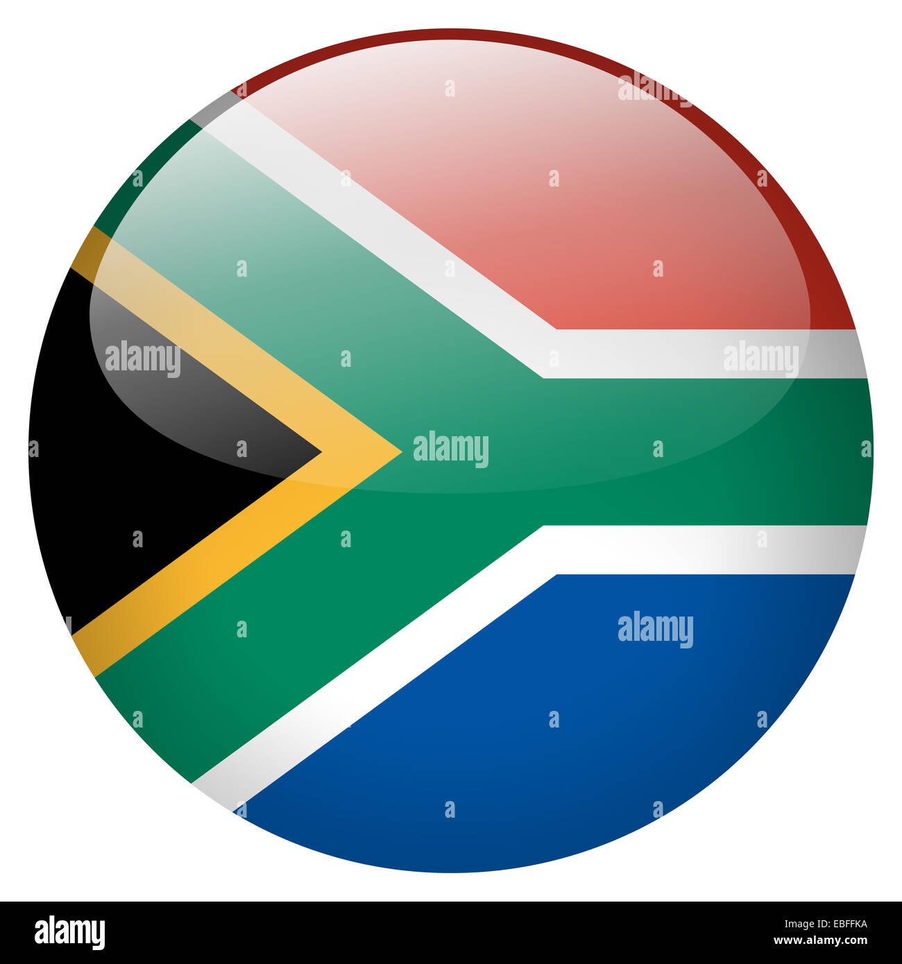 South Africa Button Stock Photo - Alamy
