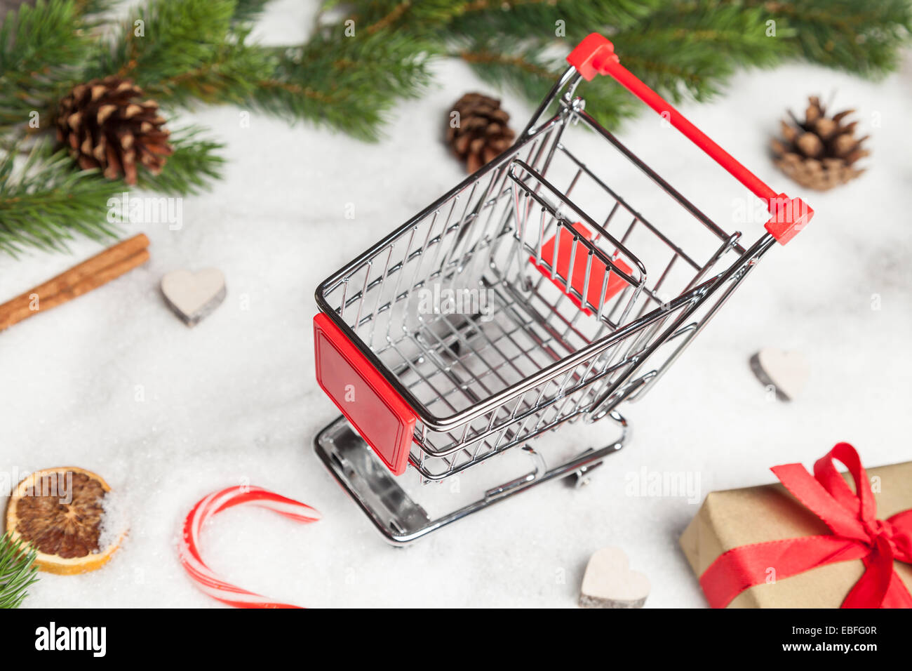 Christmas trolley hi-res stock photography and images - Alamy