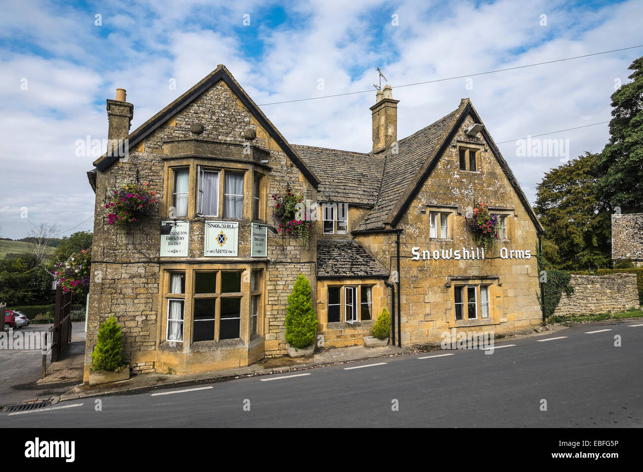 The Snowshill Arms Snowshill village The Cotswolds Gloucestershire ...