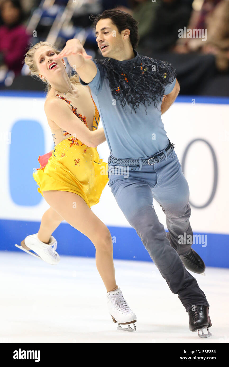 Osaka, Japan. 30th Nov, 2014. Kaitlyn Weaver & Andrew Poje (CAN) Figure Skating : ISU Grand Prix ...