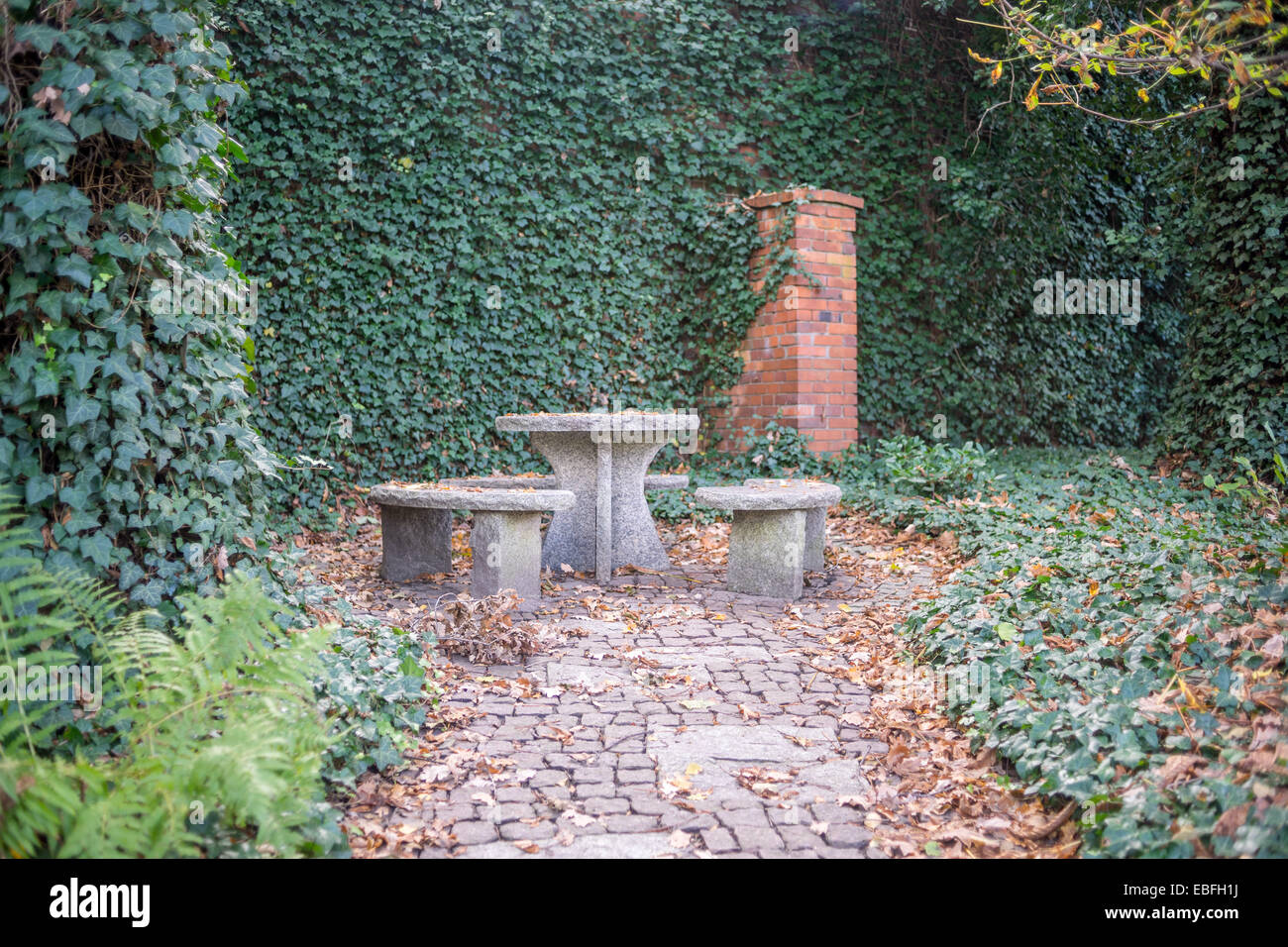 Wroclaw Botanical Gardens in autumn Stock Photo - Alamy