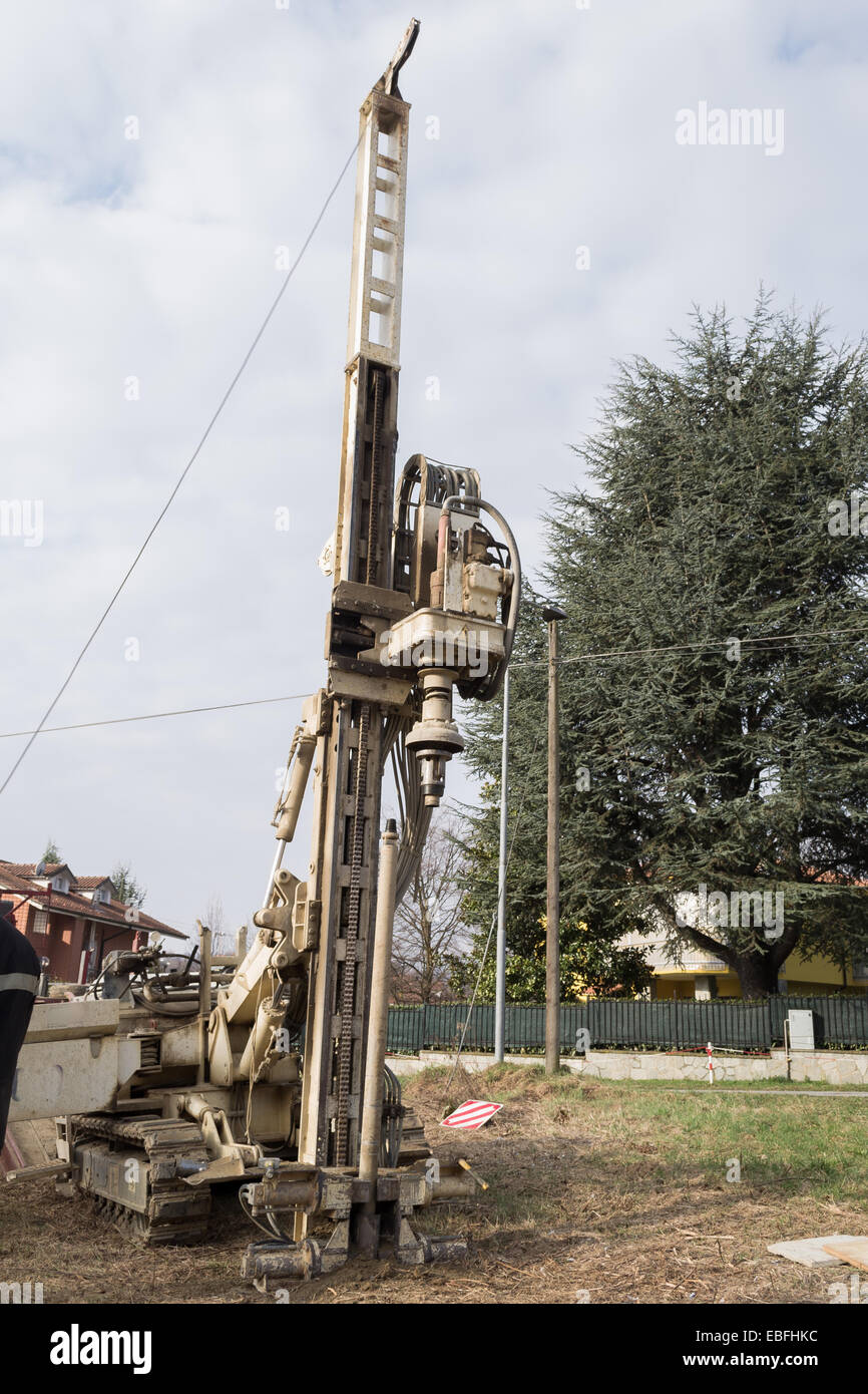 Drilling equipment for geotechnical engineering purpose Stock Photo - Alamy