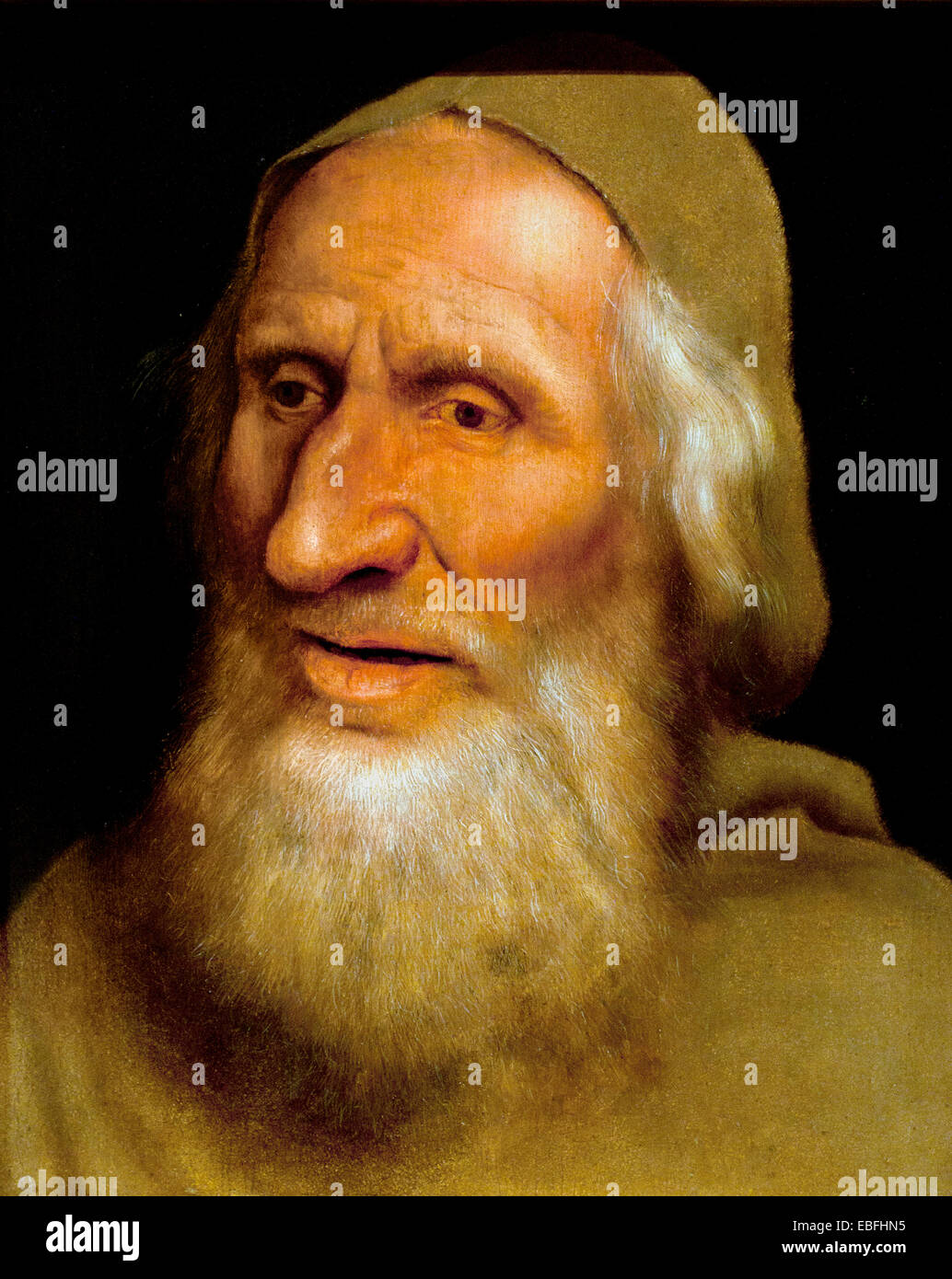 Head of an Old Man 1525 METSYS Quentin 1466-1530 Belgian Belgium ...