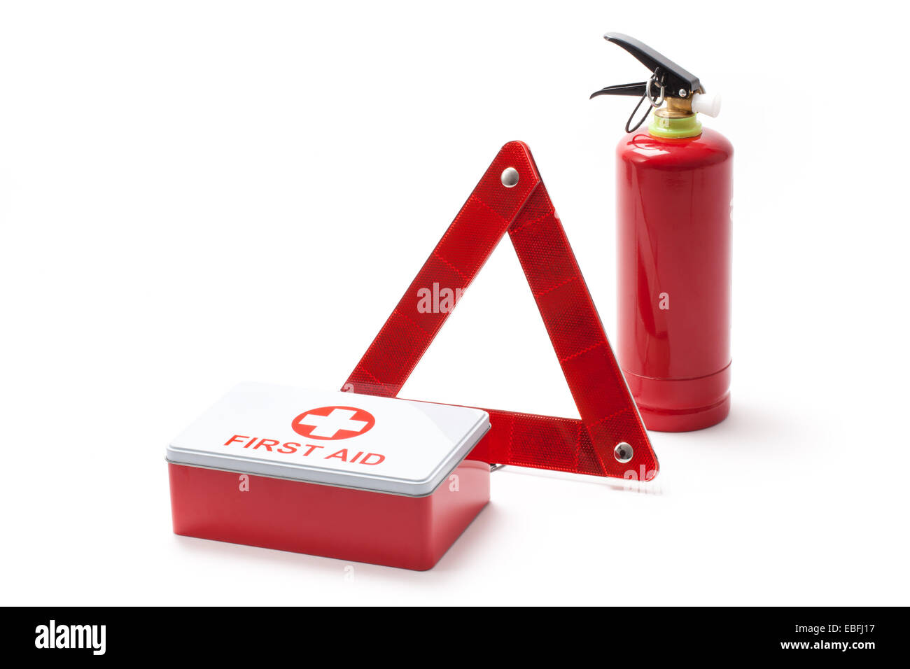 Fire extinguisher with first aid kit hi-res stock photography and ...