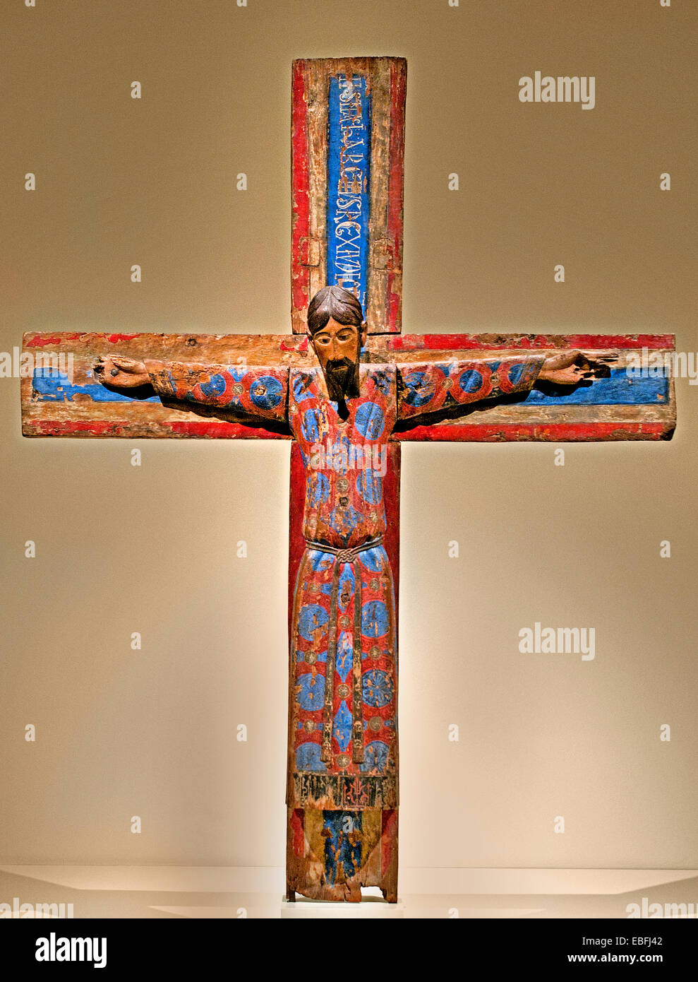 Christ on the Cross Spain Spanish Batlló Majesty Medieval Romanesque ...