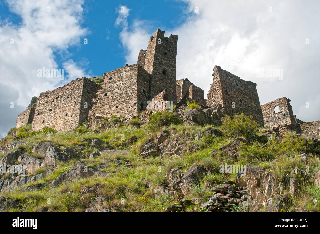 Mutso - a small village and one of the former strongholds of Khevsureti ...