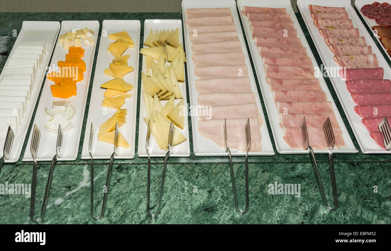 Continental breakfast cheese ham hi-res stock photography and images ...