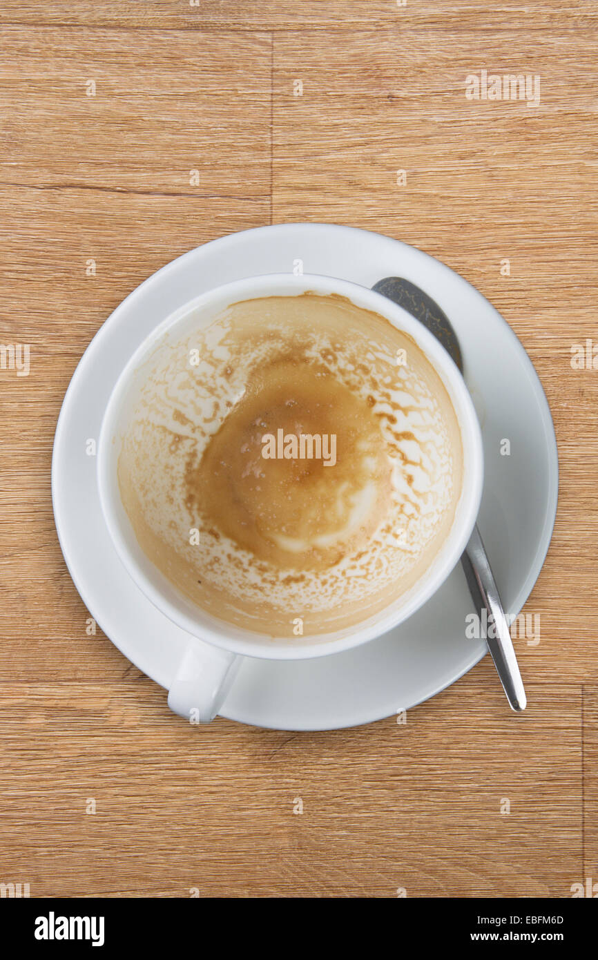 Empty coffee cup Stock Photo - Alamy
