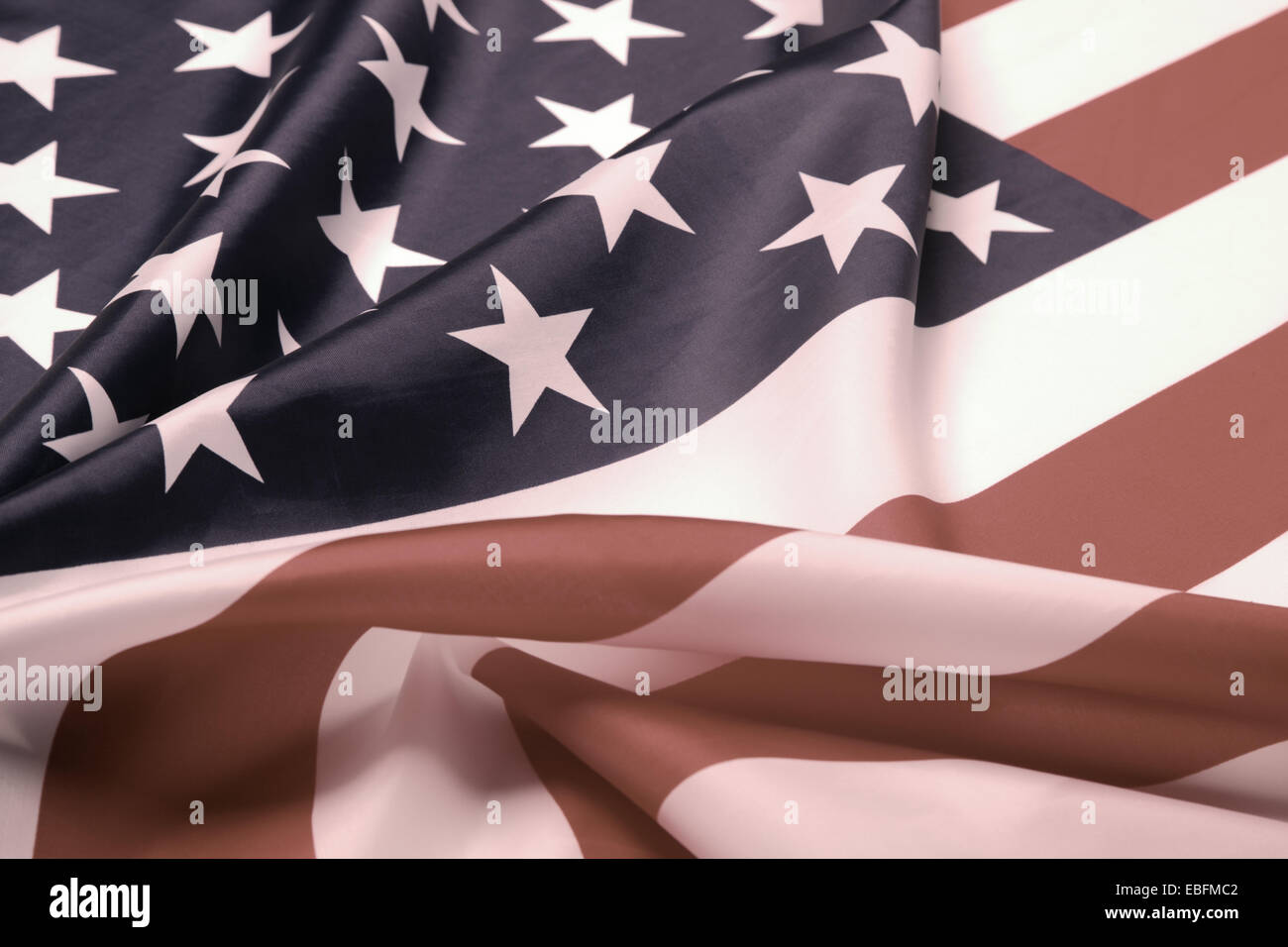 Desaturated picture of the USA flag Stock Photo - Alamy