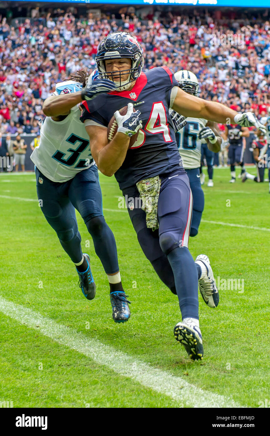 Houston, Texas, USA. 30th Nov, 2014. Houston Texans tight end Ryan ...