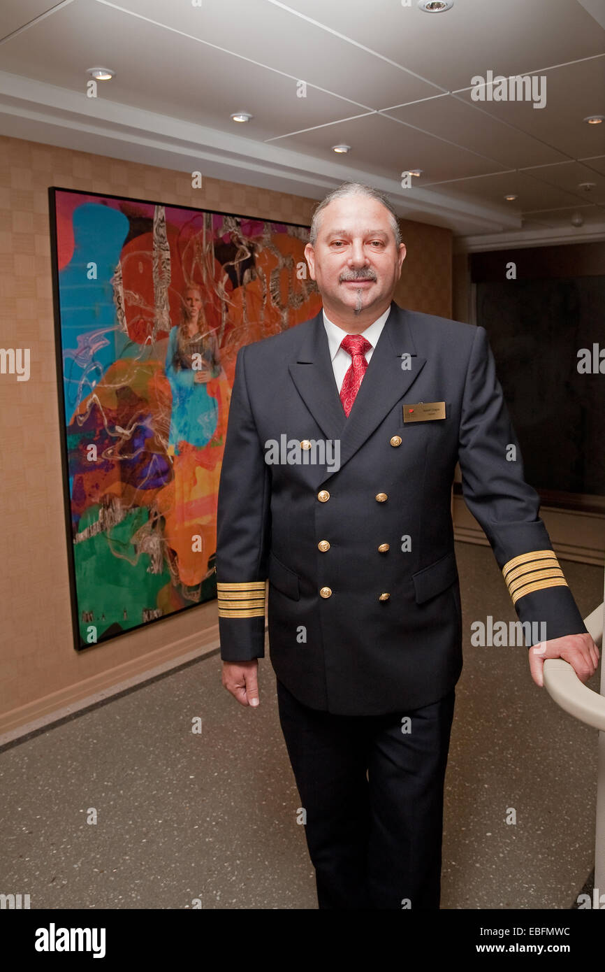 The Captain of Viking Hlin from Viking River Cruises Stock Photo - Alamy