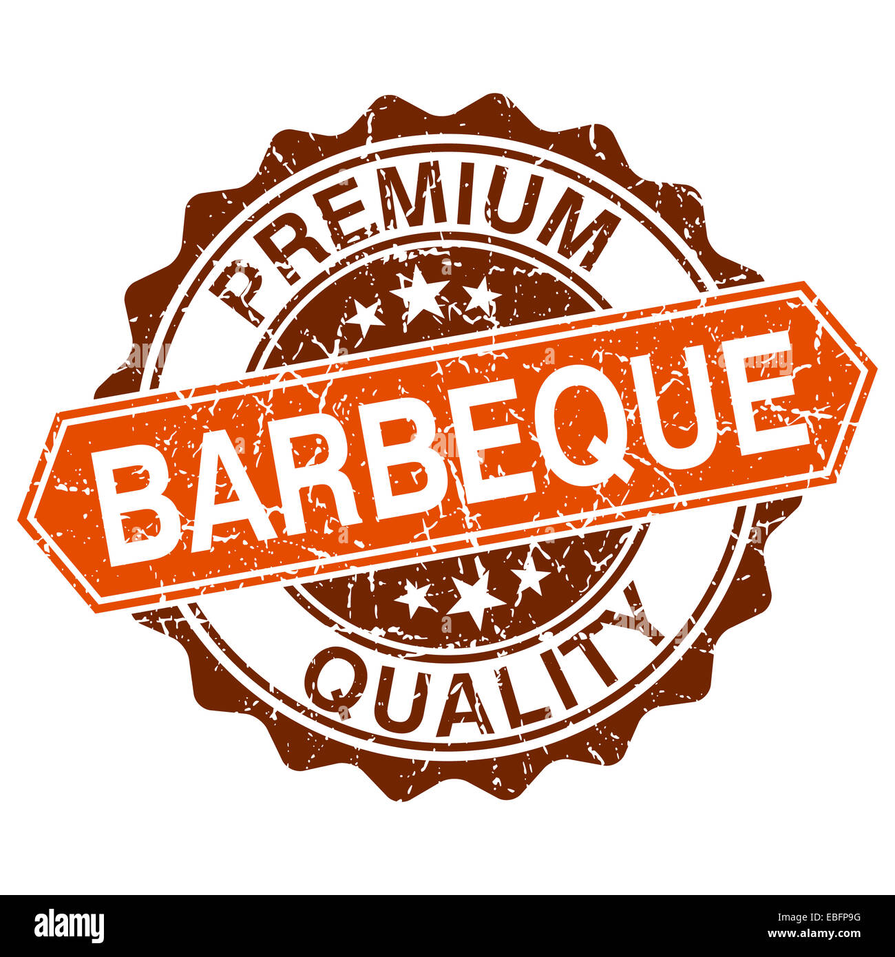 Barbeque grungy stamp isolated on white background Stock Photo - Alamy