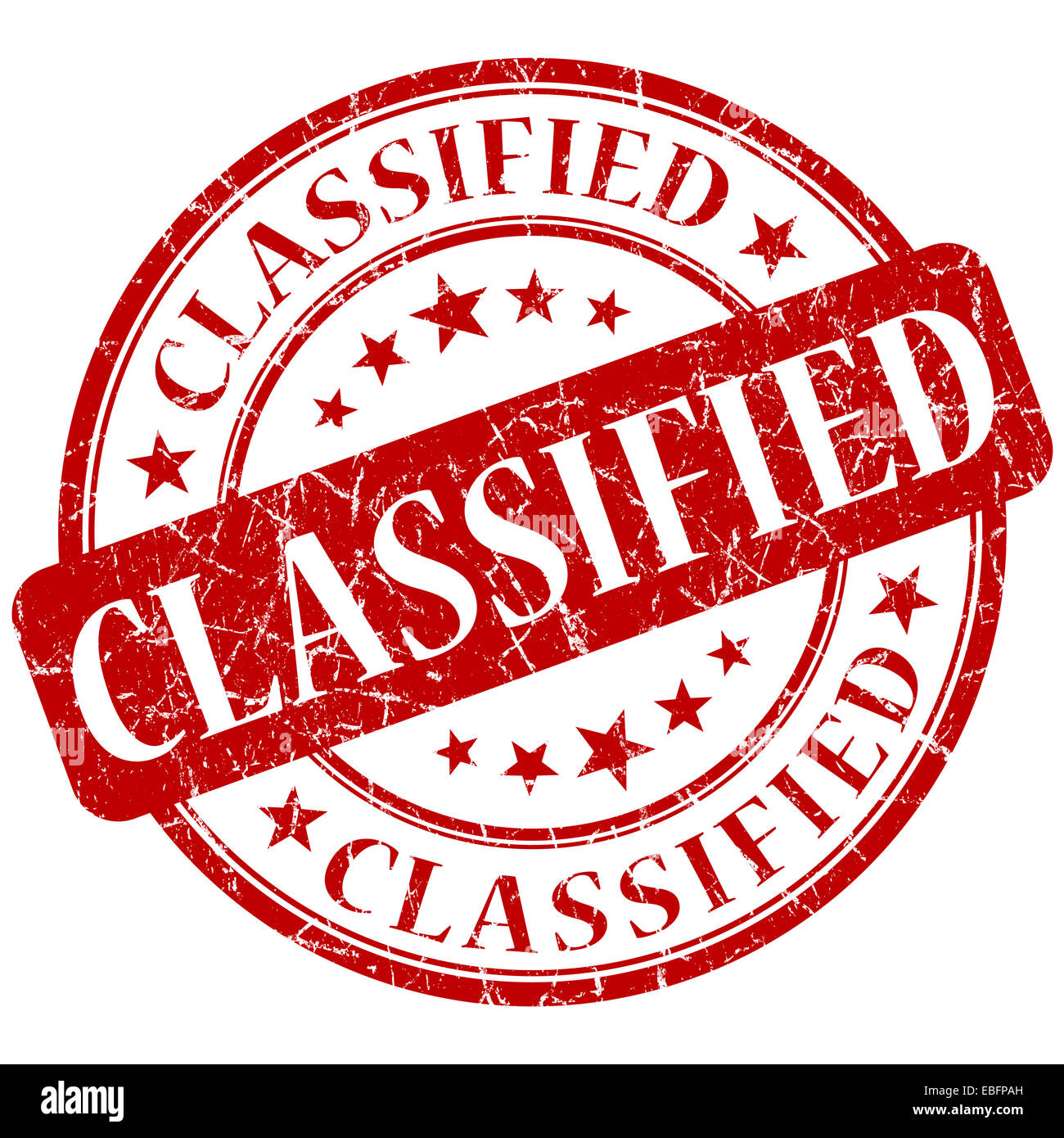 Classified stamp label round Cut Out Stock Images & Pictures - Alamy