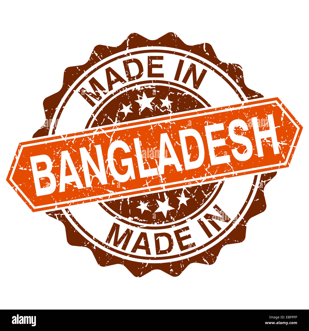 made in Bangladesh vintage stamp isolated on white background Stock ...