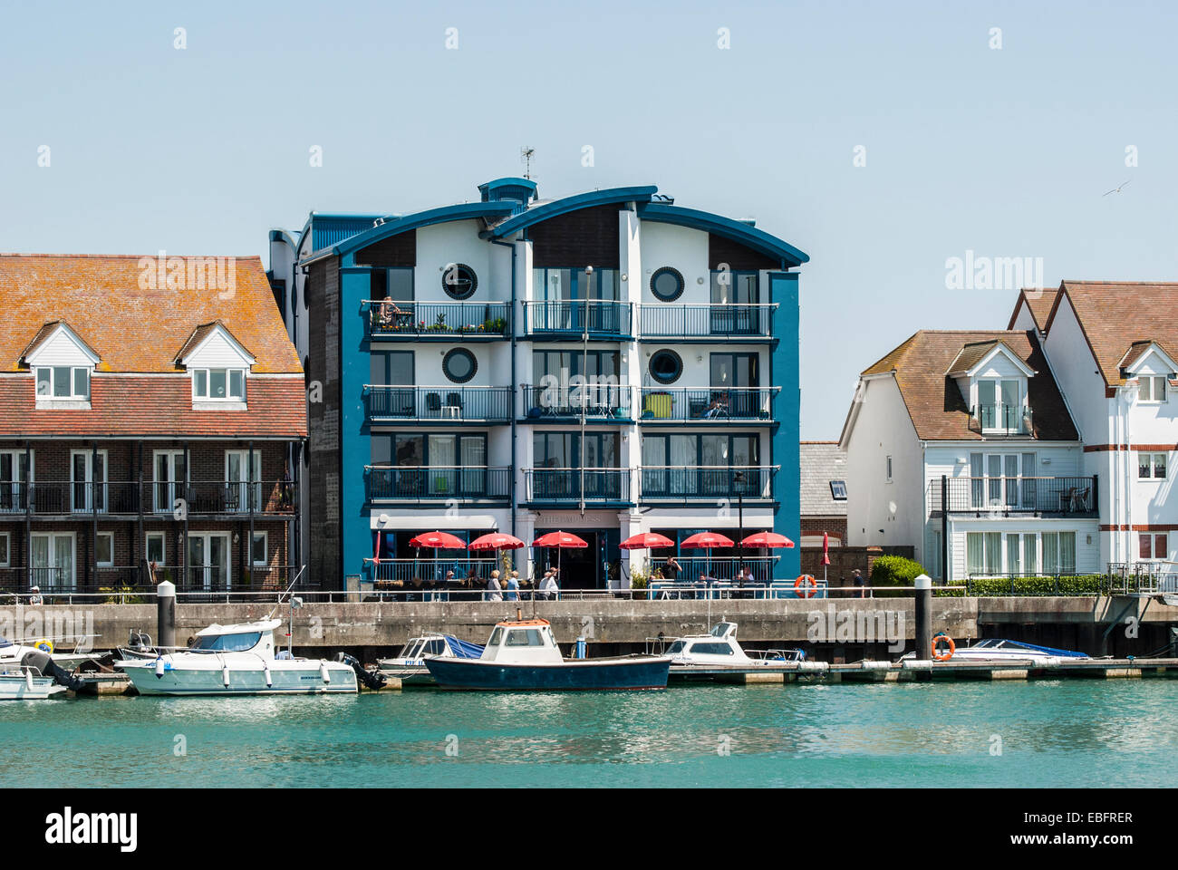 The Empress Bar & Restaurant on the River Arun at Littlehampton in West ...
