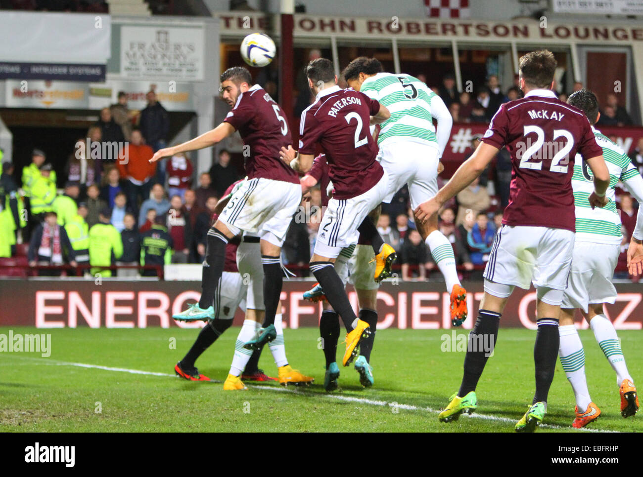 Edinburgh, Scotland. 30th Nov, 2014. Scottish Cup. Hearts versus Celtic ...